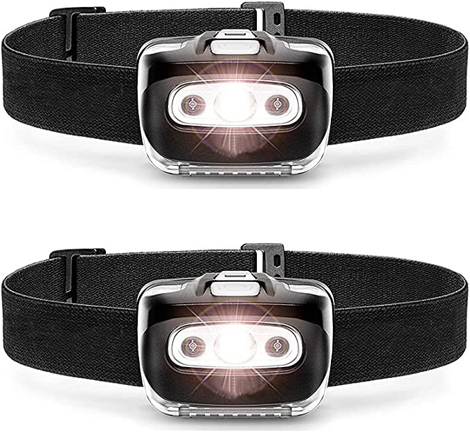 LED Headlamp Flashlight S500 [2 Pack] - Running, Camping, and Outdoor ...