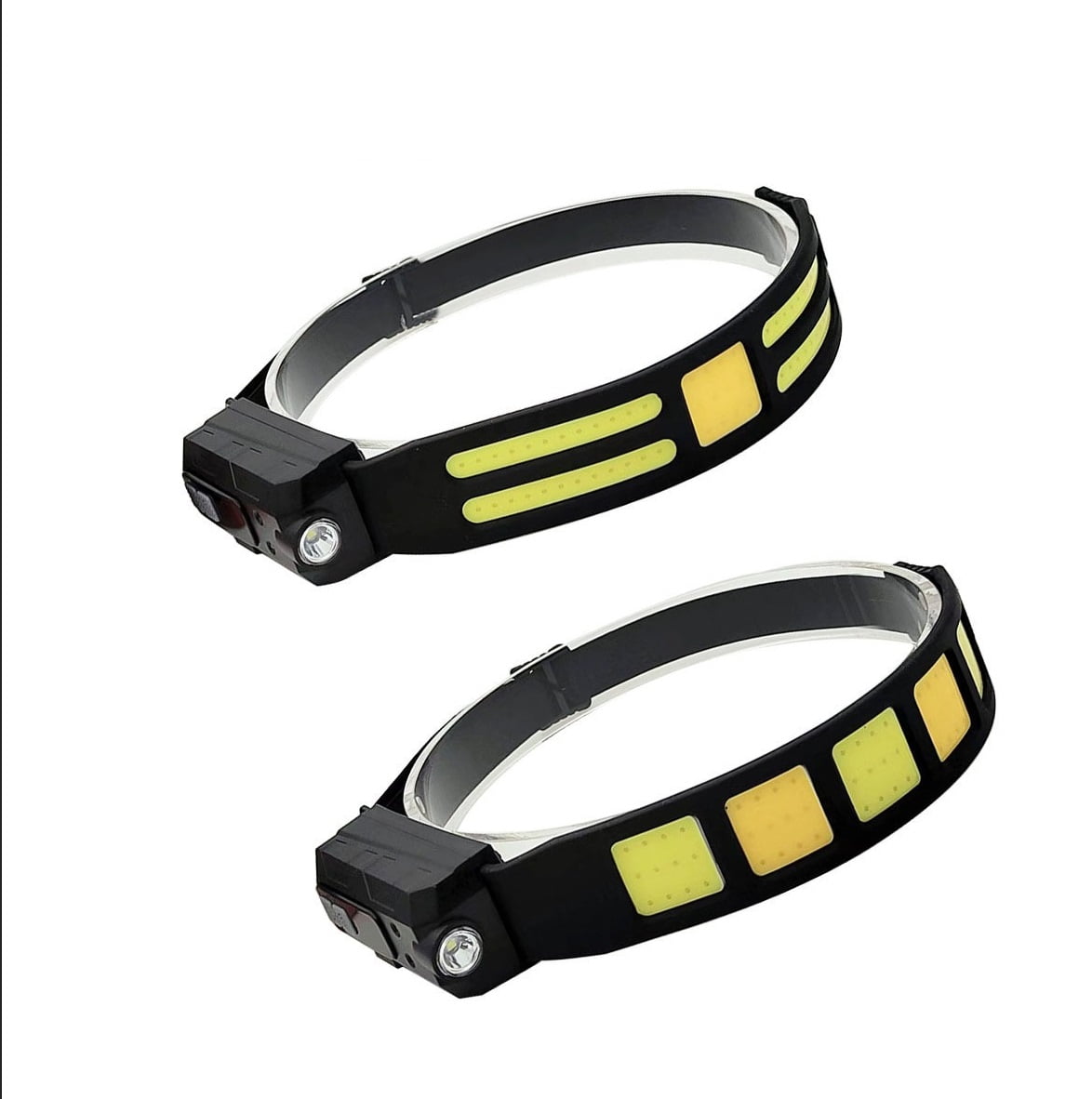 LED Headlamp Rechargeable, 230° Wide Beam Head Lamp, 10Mode Headlamps ...