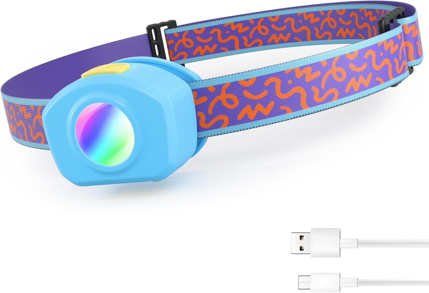EverBrite LED Headlamp Rechargeable Kids Headlamp with RGB Mode and ...