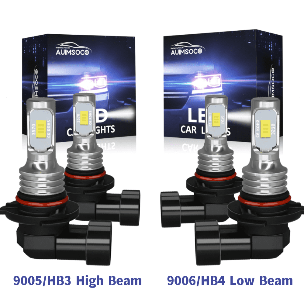 LED Headlight 9005 9006 Bulbs Kit, For Chevy Silverado 1500 HD 2500 HD ...