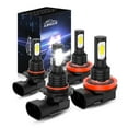 LED Headlight 9005 H11 Bulbs Combo Kit For RAM 1500 2500 3500 2013 2014 ...