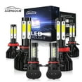LED Headlight 9005 H11 H10 Bulbs Combo Kit For Ford F-150 2015-2021 ...