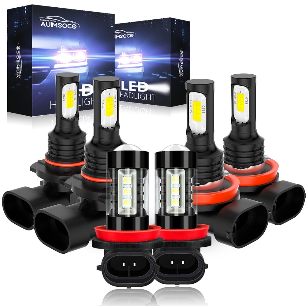 LED Headlight 9005 H11 H11 Bulbs Combo Kit For Chevrolet Cruze 2016 ...