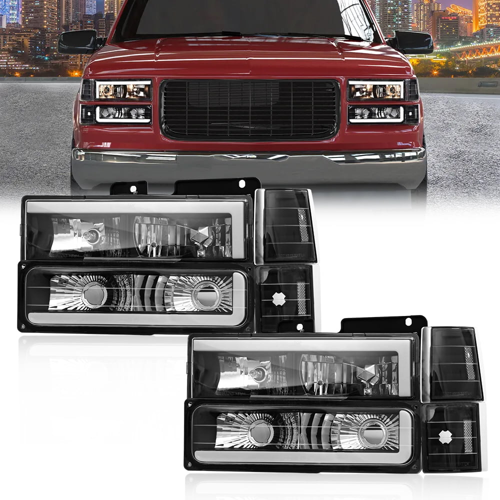 LED Headlight Assembly 500% Bright Anti-glare Headlights with Welcome ...