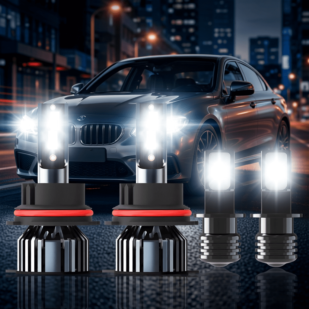 LED Headlight Bulb For 1986-1991 Mercedes-Benz 420SEL,9007 High Low ...