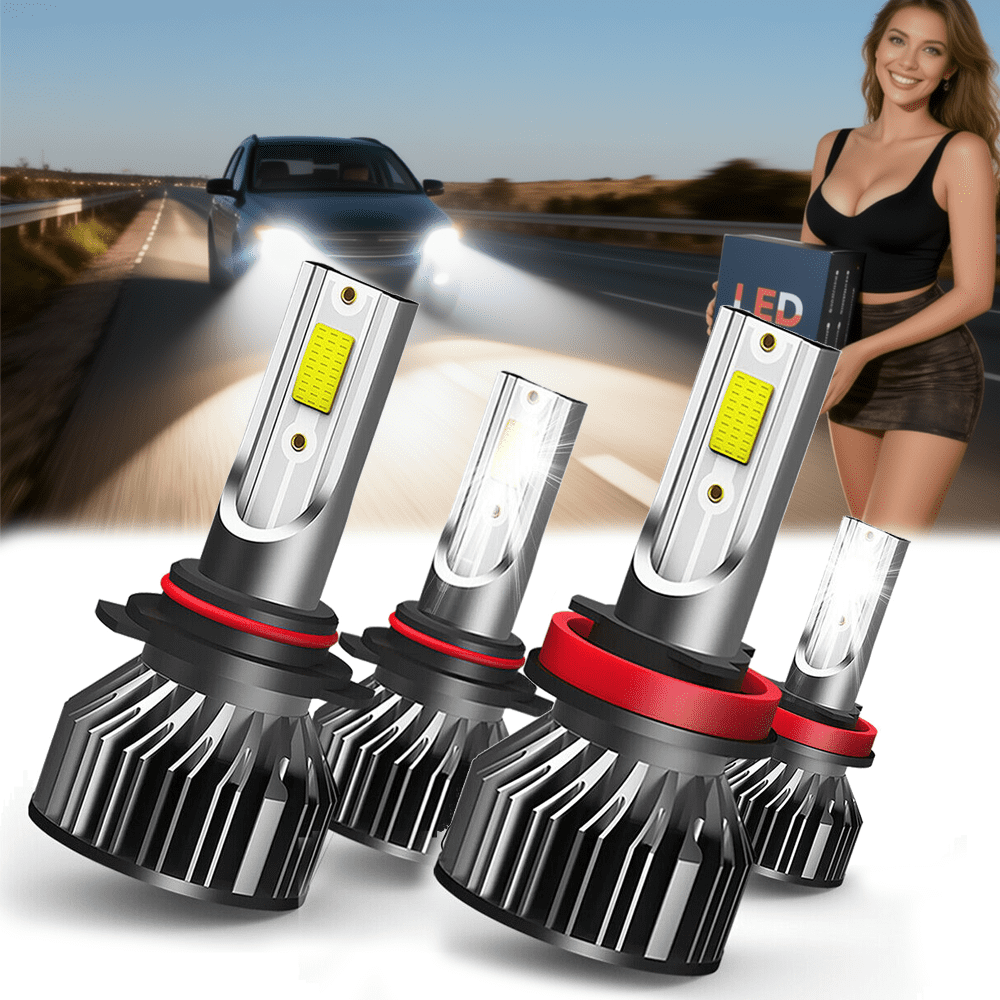 LED Headlight Bulb For 2007-2008 Honda Element,9005 High Beam + H11 Low ...
