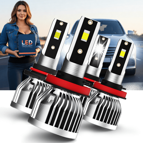 LED Headlight Bulb For Lexus ES350 2010-2015,9005 High Beam + H11 Low ...