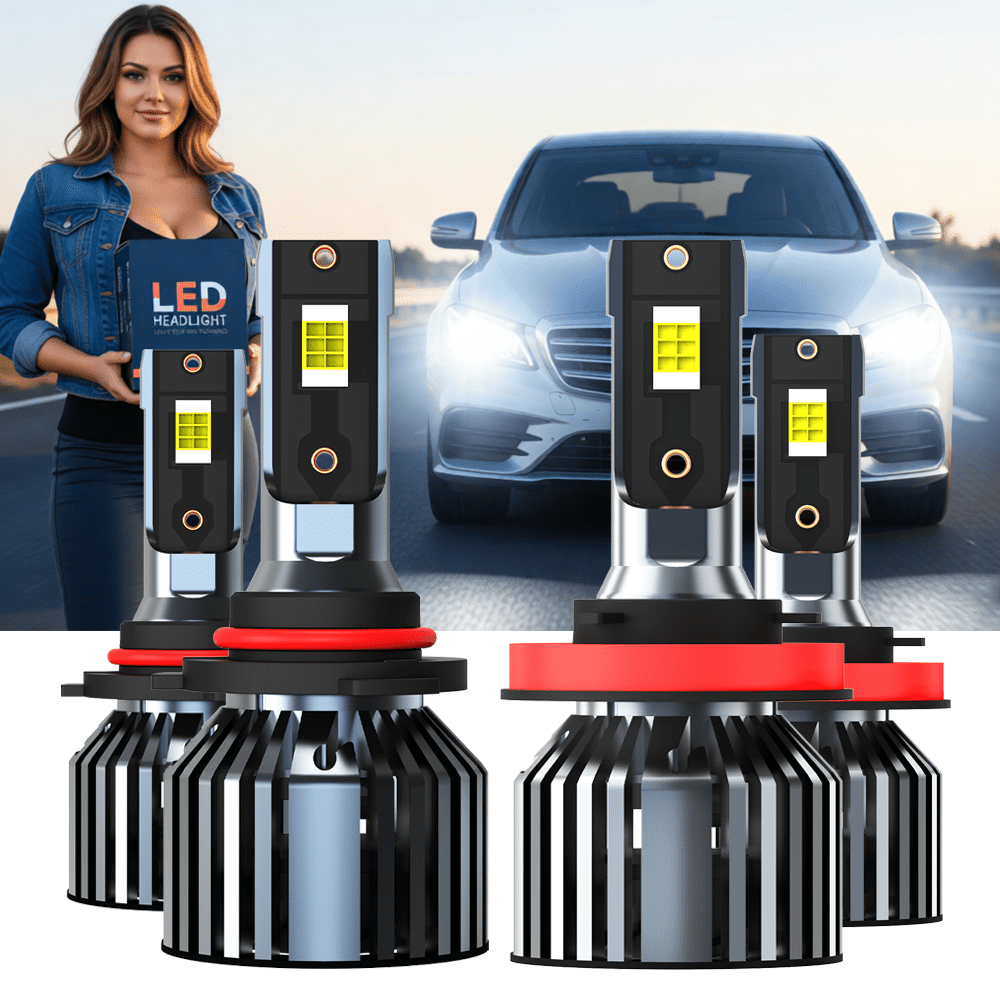 LED Headlight Bulb For Toyota Sienna 2011-2020,9005 High Beam + H11 Low ...