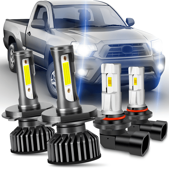 LED Headlight Bulbs Fit for Toyota Tacoma 2005-2011,H4/9003/HB2 High ...