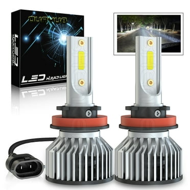 Nuvision Pair H8 / H9 / H11 Slim LED Headlight High / Low Beam Fog Lamp Light Bulbs Conversion ...
