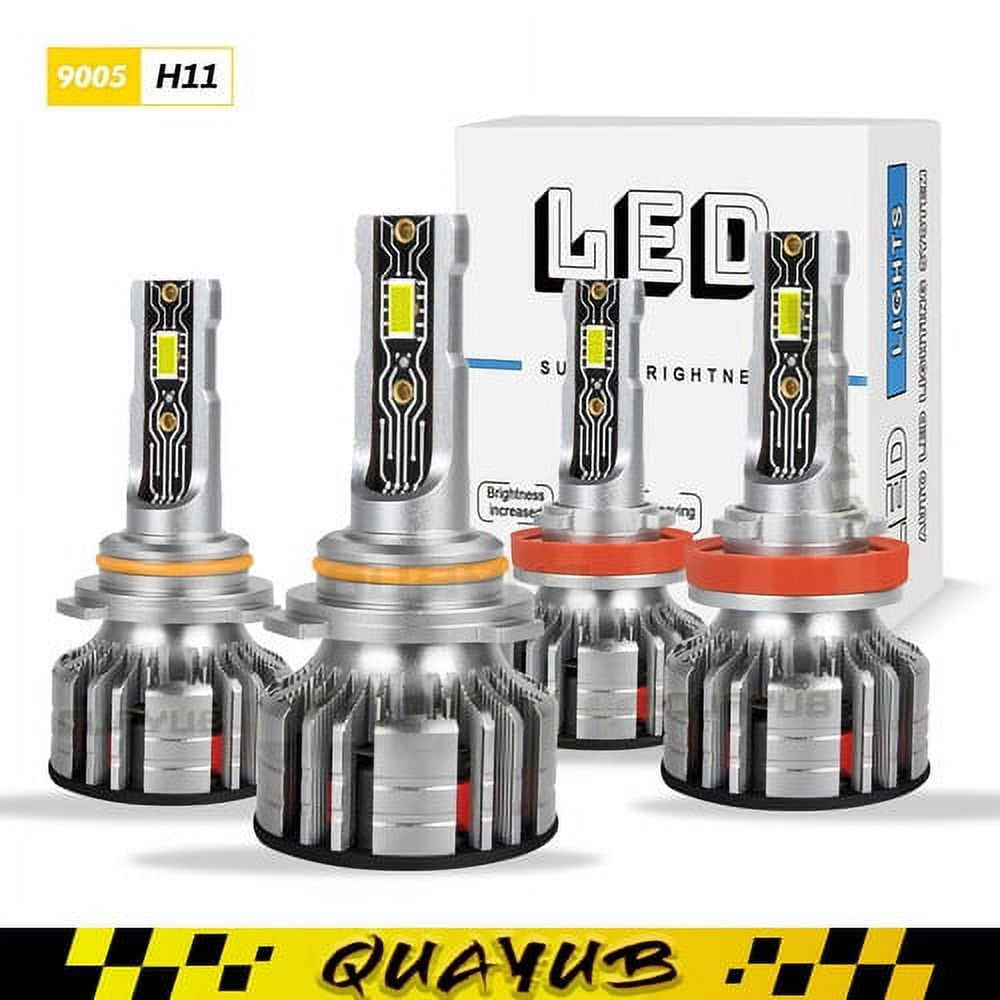 LED Headlight Bulbs High & Low Beam Kit 6000K for 2007-2020 Chevrolet ...