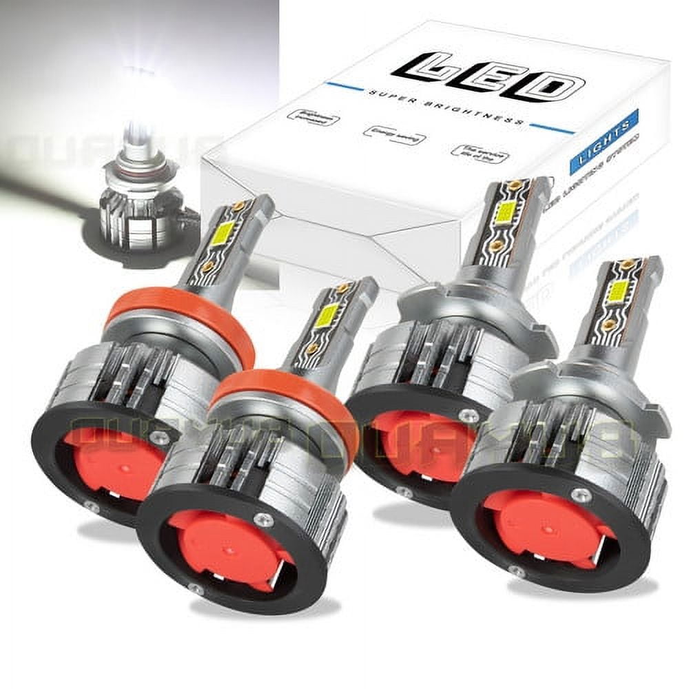 LED Headlight Bulbs High & Low Beam Kit 6000K for 2012-2020 Ford Ranger ...