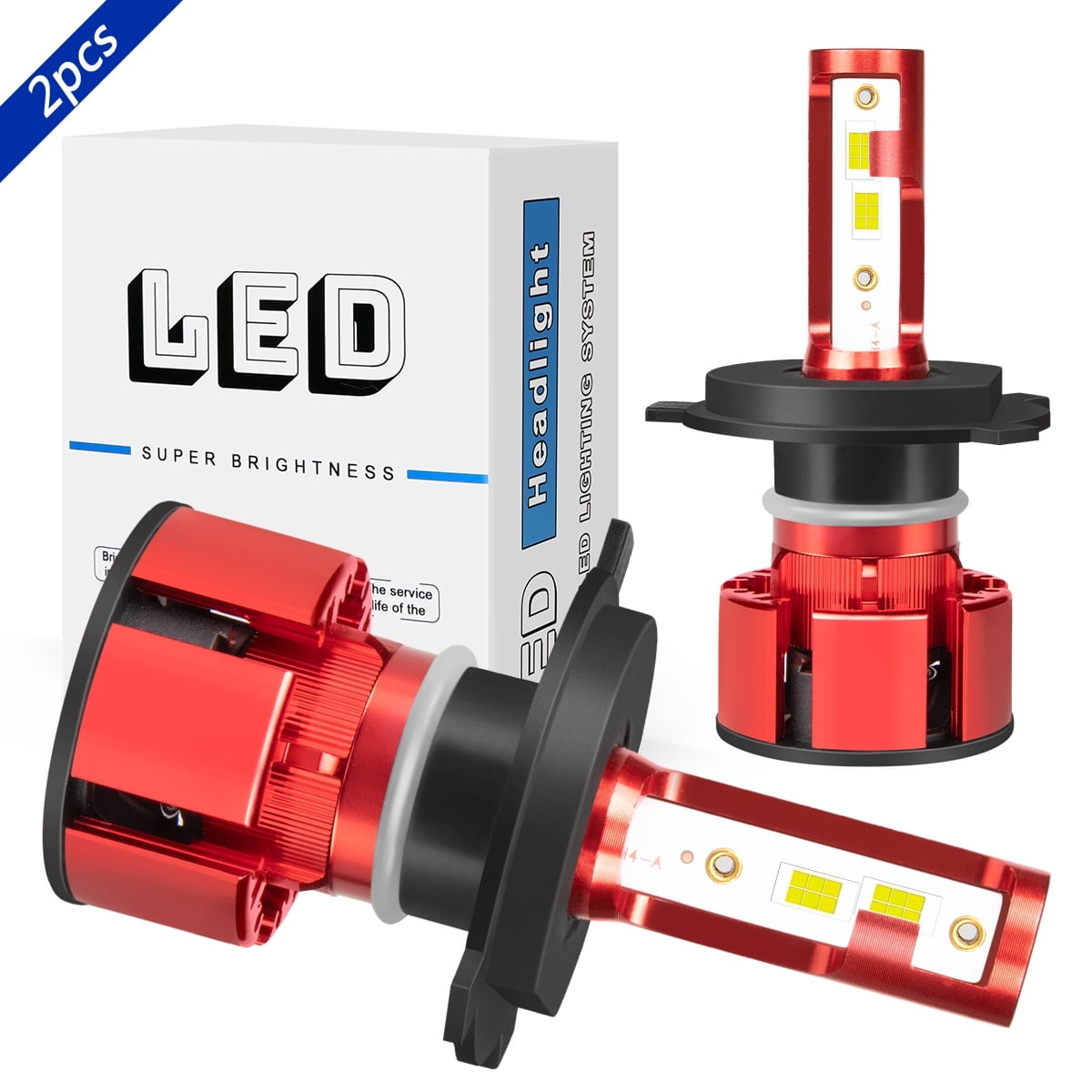 LED Headlight Bulbs High Low Beam White for 2004-2006 Scion XA / XB 2005 - Walmart.com