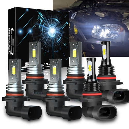 LED Headlight + Fog Light Bulbs White Combo For Lexus GS300 GS400 1998 ...