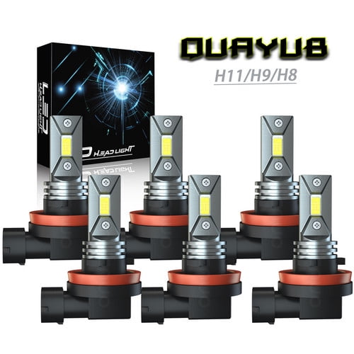 LED Headlight High-Low + Fog light Bulbs Combo Kit For Jeep Grand ...
