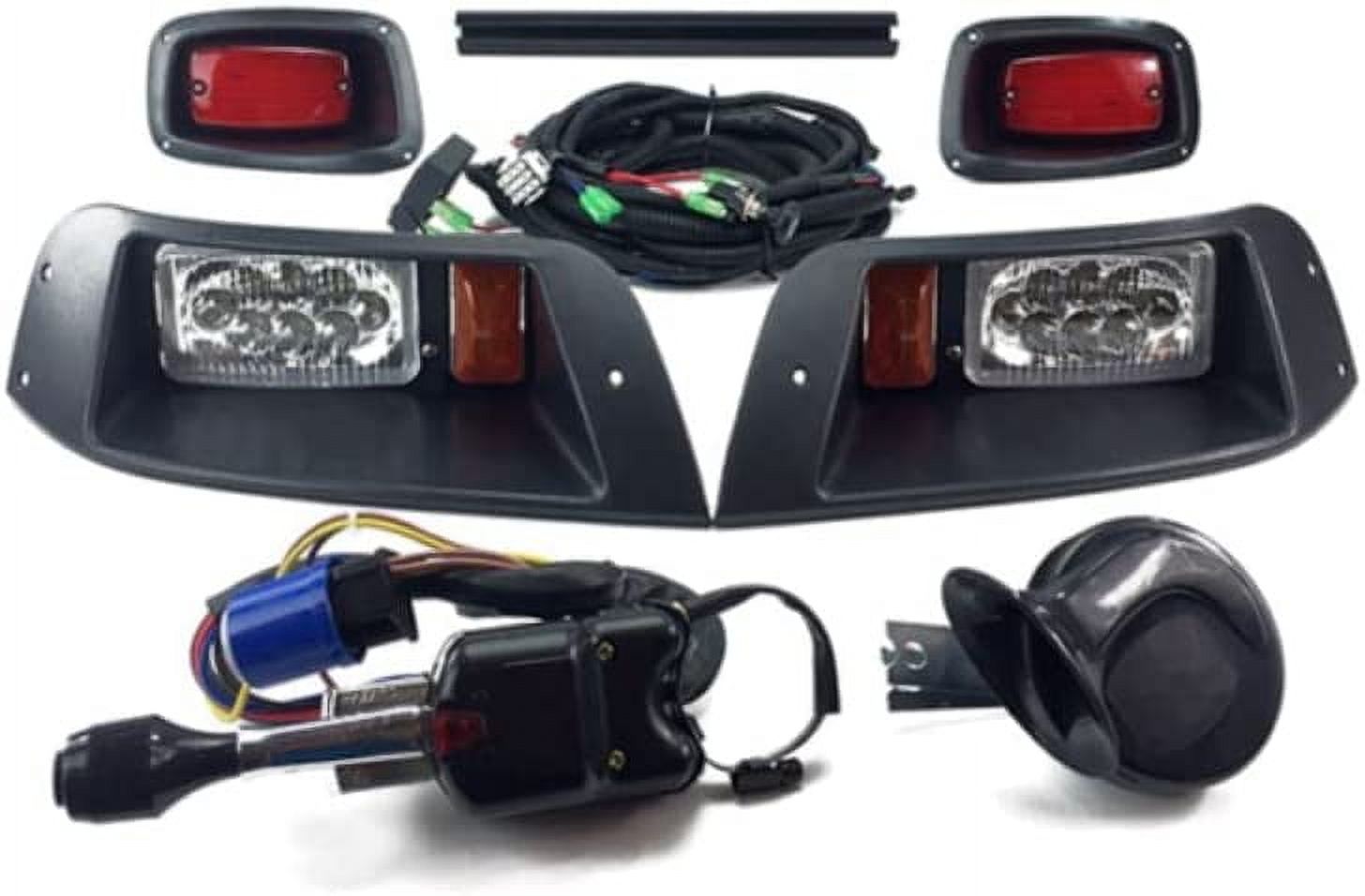 LED Headlight Kit with Turn Signals for EZGO TXT Golf Carts 1994-2013 ...