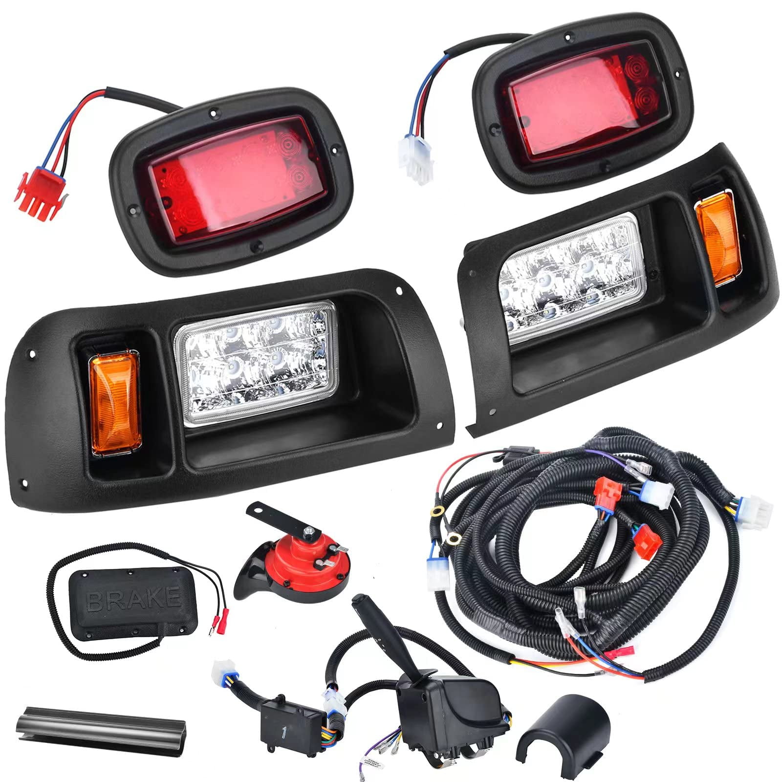 LED Headlight Tail Light IFF17 Kit Compatible with Club Car DS Golf ...