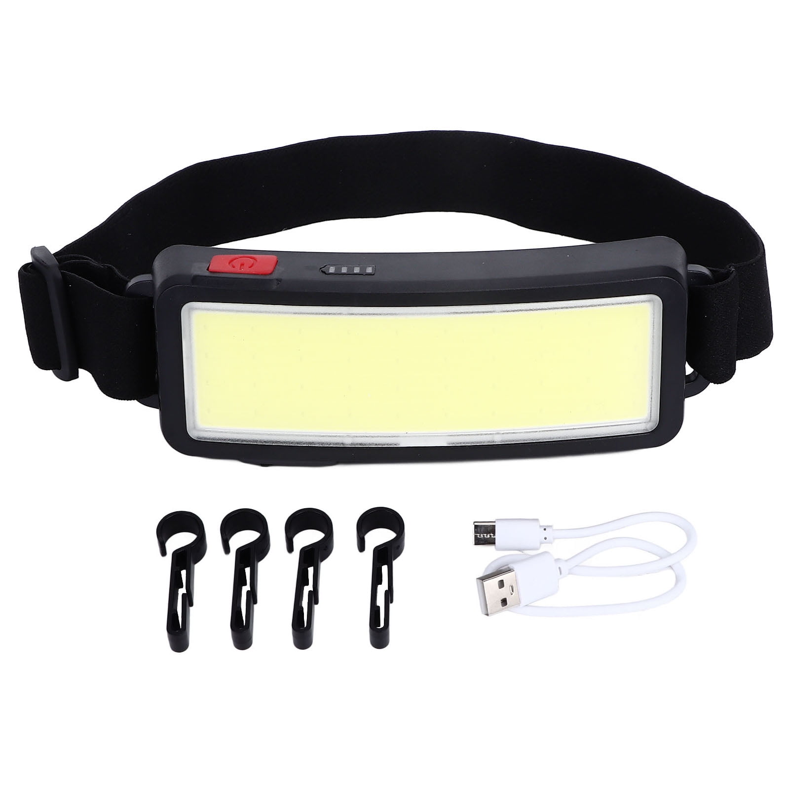 LED Headlight USB Charging IP64 Waterproof Adjustable Floodlight Head ...