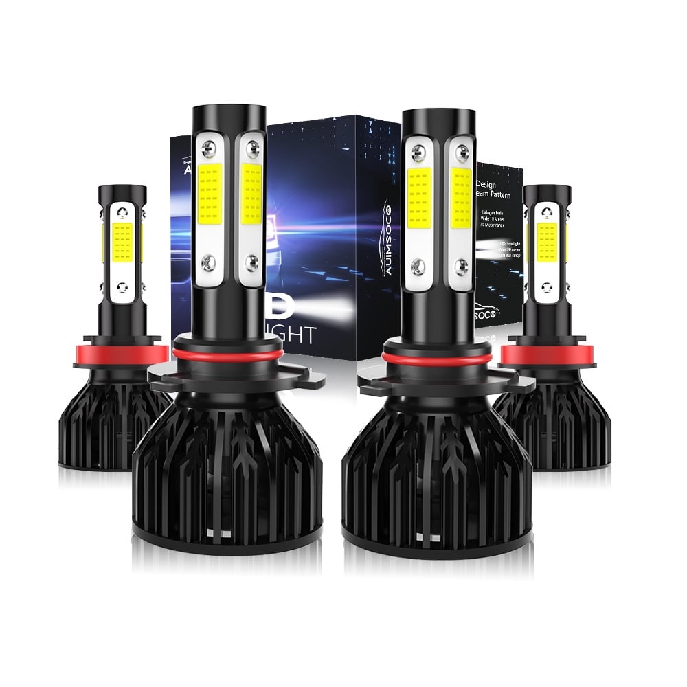 LED Headlights 6000K 9005 H11 Combo For Chevy Malibu 2019 2020 2021 , 8000LM Super White High ...