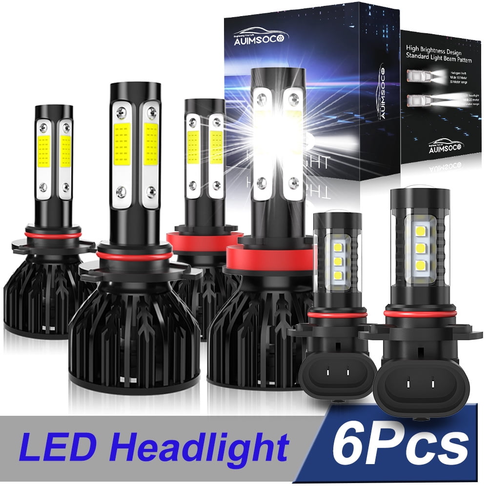 LED Headlights 6000K 9005 H11 H10 Combo For Ford F-150 2015-2021 ...