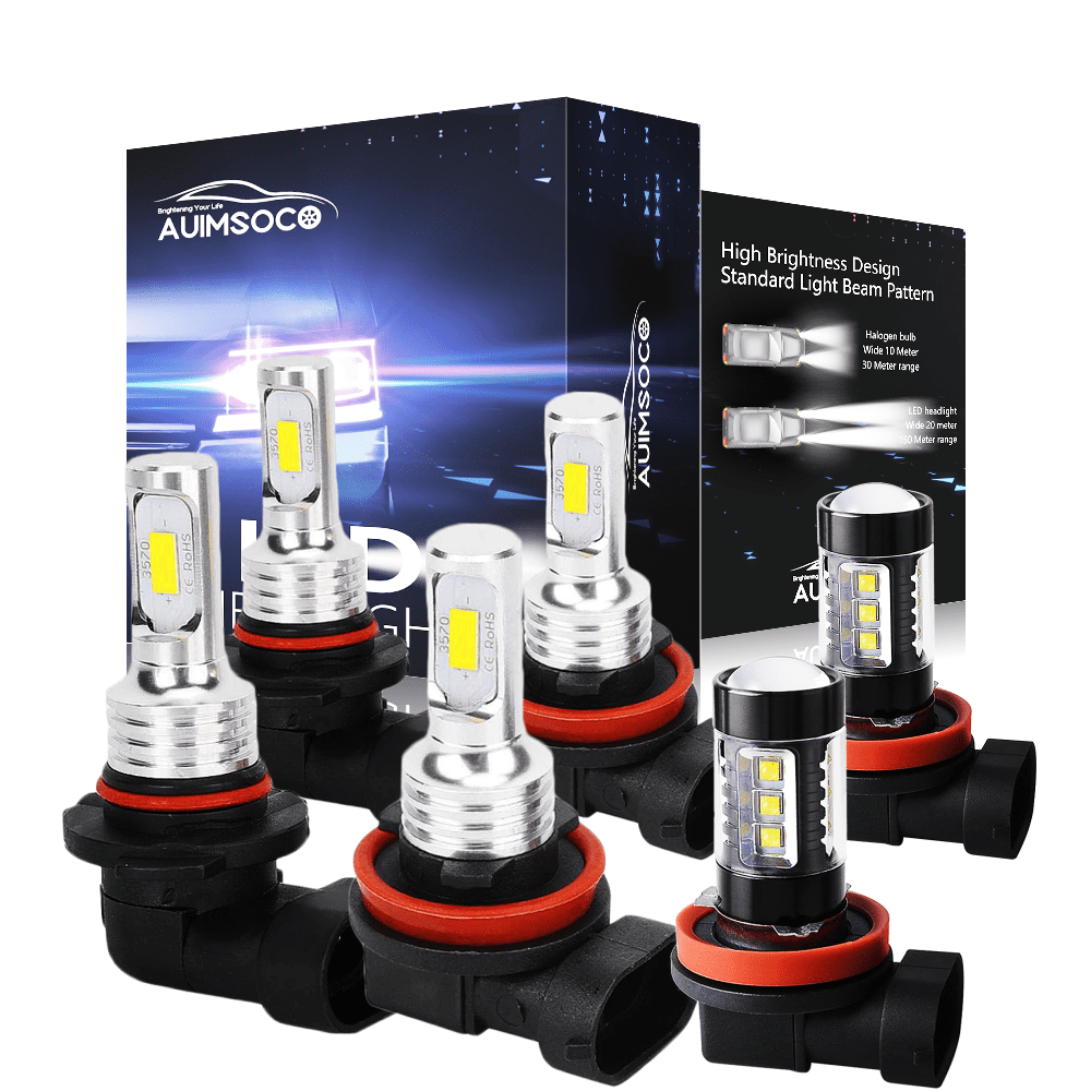 LED Headlights 6000K 9005 H11 H11 Combo For Ford Ranger 2019 2020 2021 ...