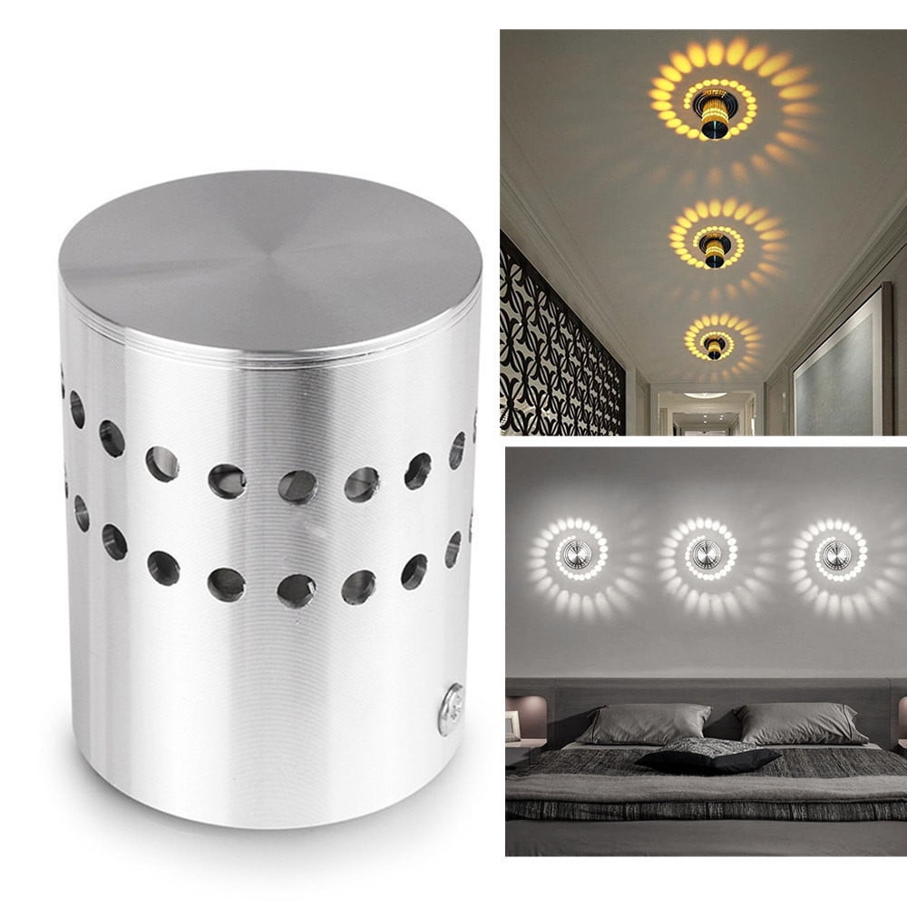 LED Hole Wall Lamp, Flush Mount Luminaire, Adjustable Brightness ...