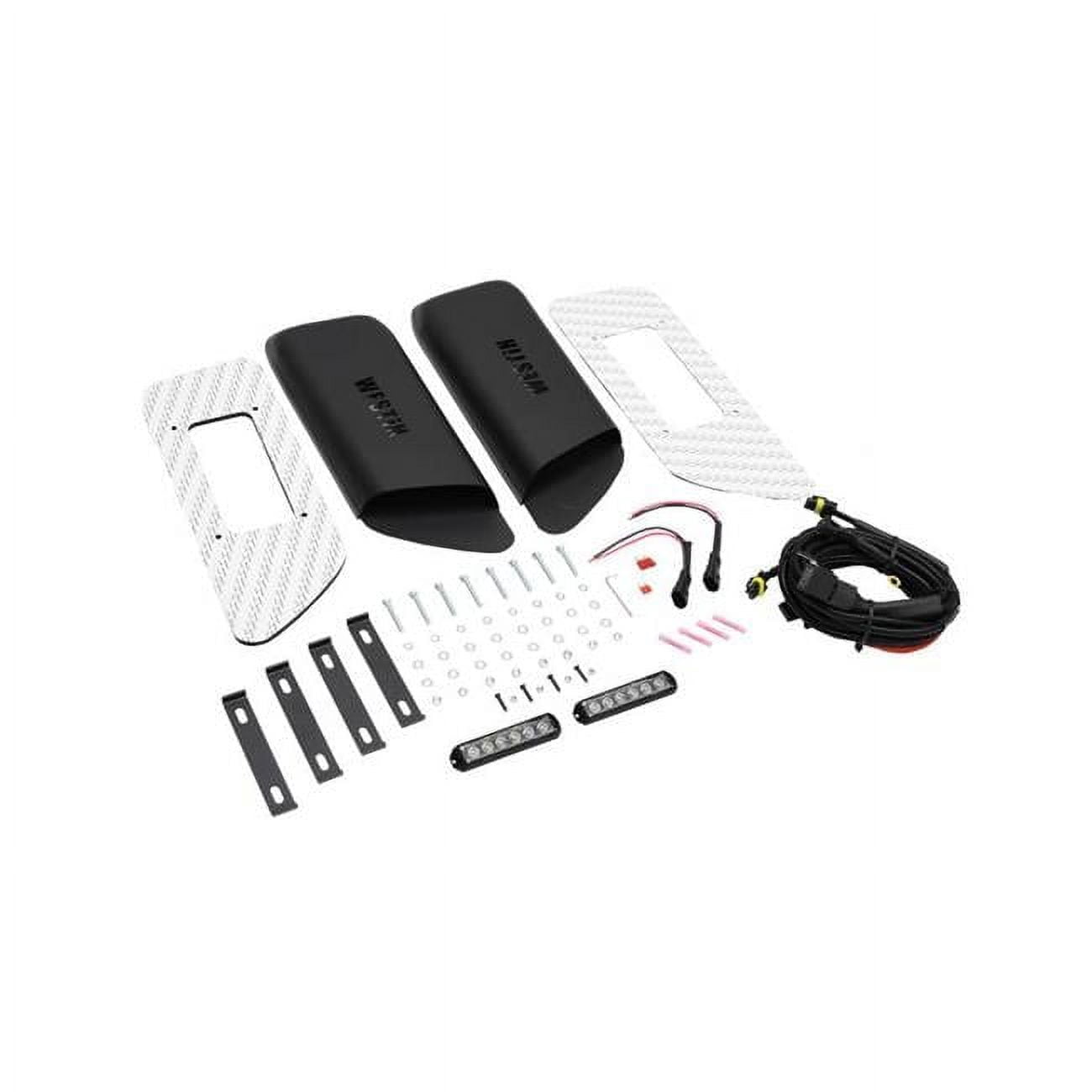 LED Hood Scoops for 2018 Jeep Wrangler JL - Set of 2 - Walmart.com