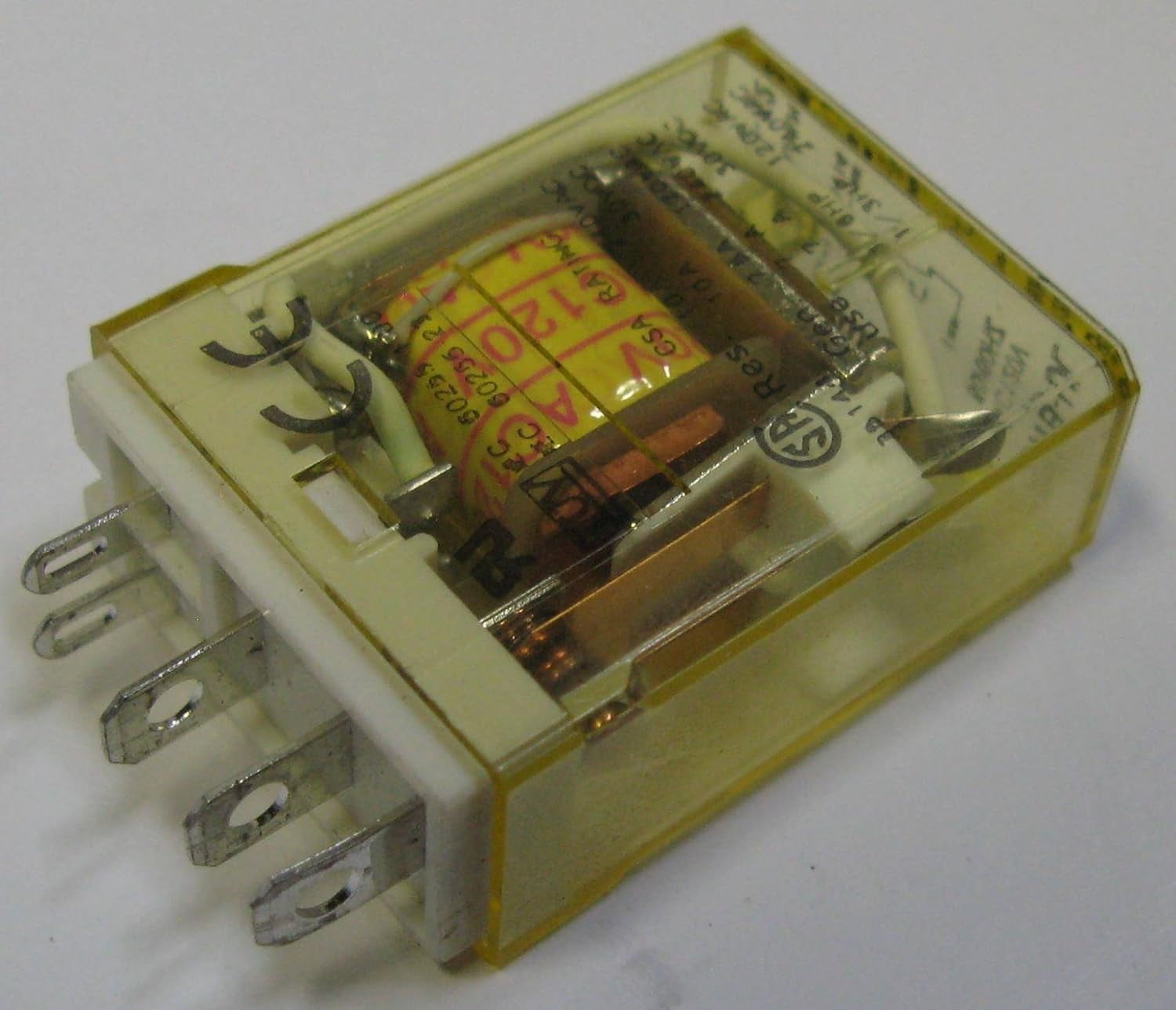 POWER RELAY, 120 VAC COIL, UL CERTIFIED, PLUG-in, 10 AMP, SPDT, LED ...