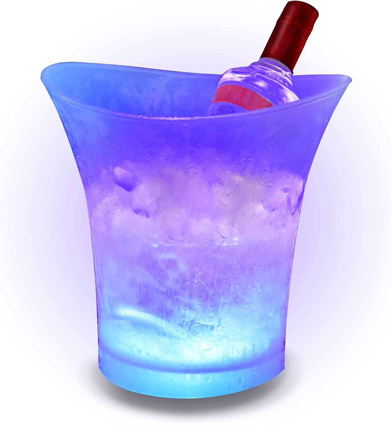 LED Ice Bucket, Regular 5L Large Capacity Lighted Ice Bucket with ...