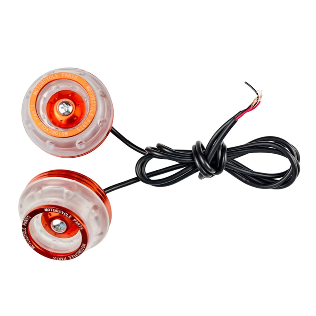 LED Illuminated Motorcycle Fork Protectors Drop Prevention Guards High ...