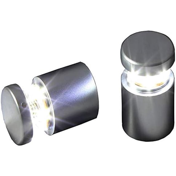 LED Illuminated Sign Standoff Mount Kit for Wall Mounted Signage and ...