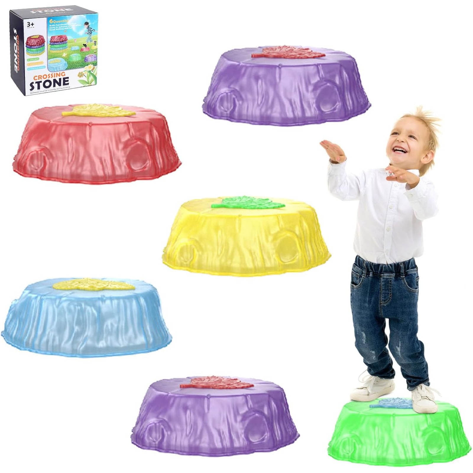 LED Illuminated Stepping Stones for Children Interactive Toys ...