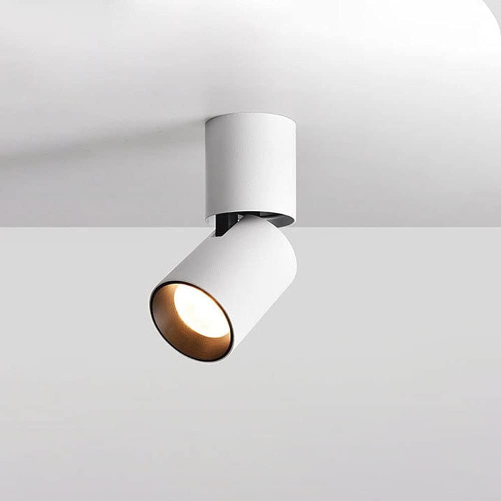 LED Indoor Ceiling Spotlight 355° Adjustable Surface Mounted Lighting ...