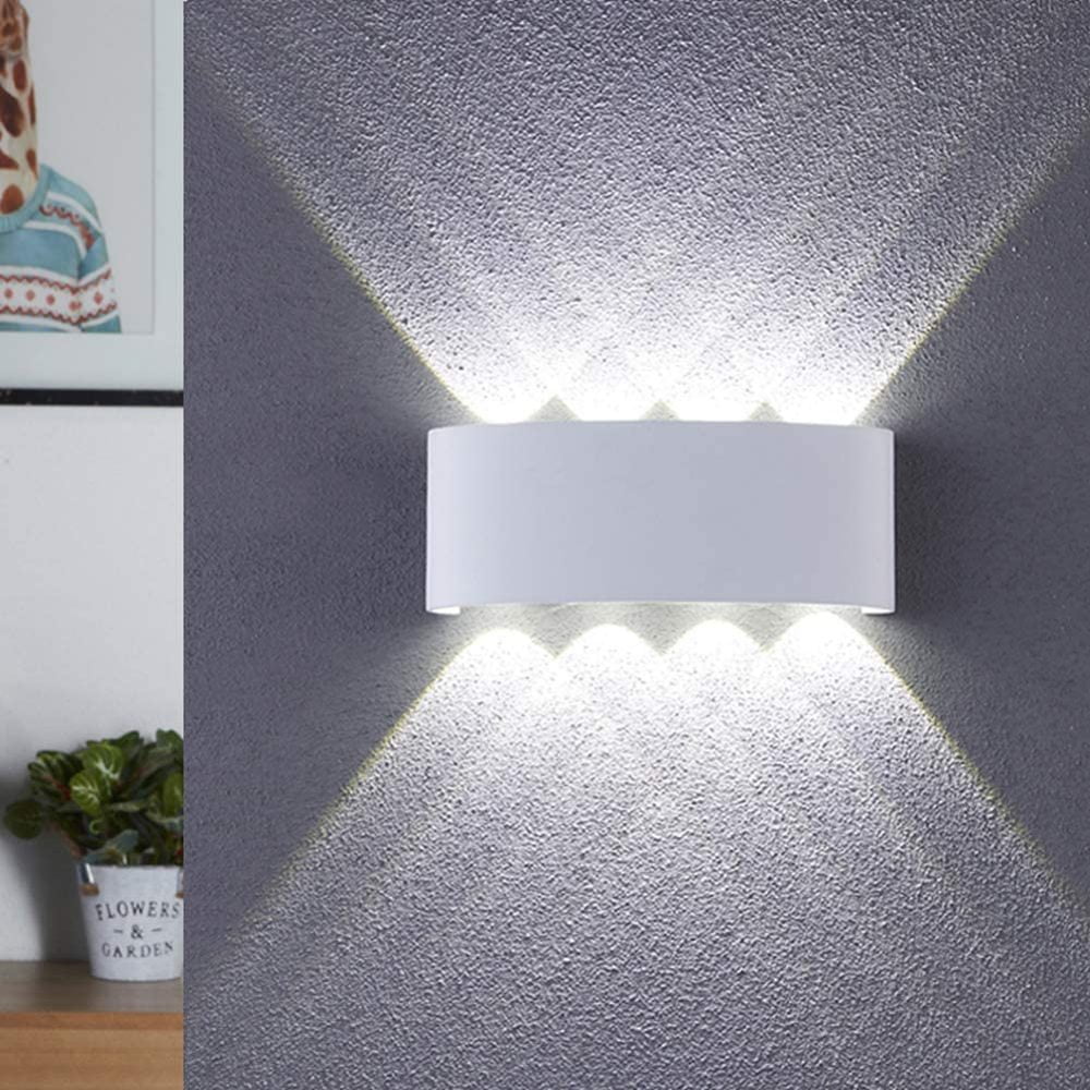 LED Indoor Wall Lights - 8W Modern Waterproof Wall Light Fixture Wall ...