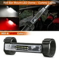 LED Interior Dome Light Roll Bar Mount Red White SUV Offroad UTV ATV ...
