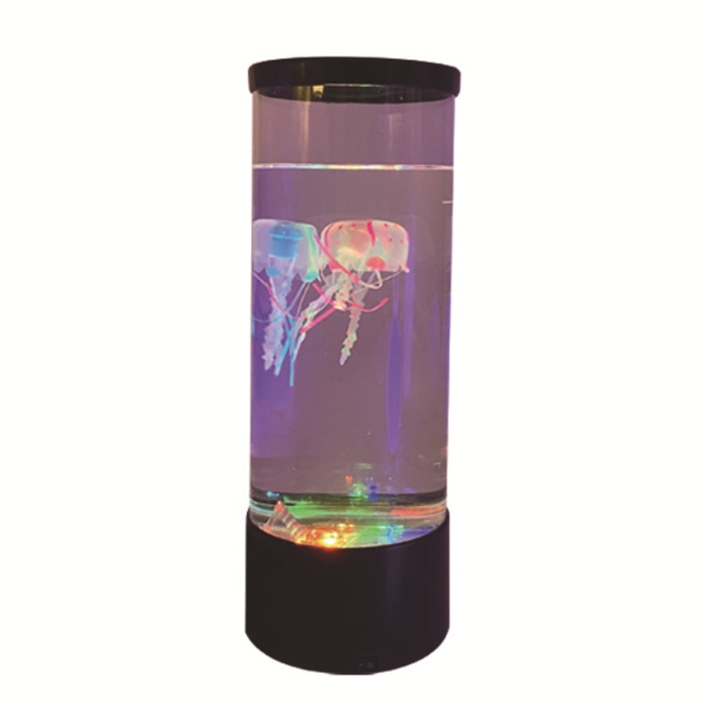 LED Jellyfish Lamp Colour Changing Jellyfish Table Lamp Round Mood ...