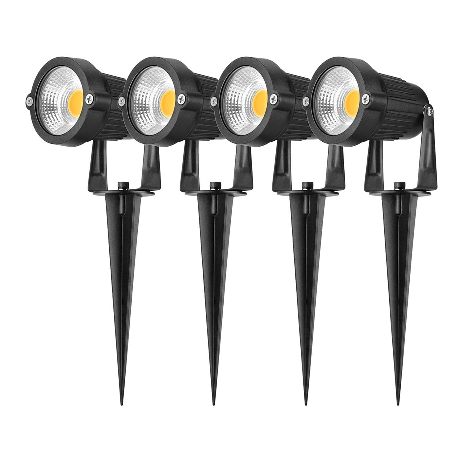 Altatac LED Landscape Lighting, 5W COB Outdoor Spotlights 4-Pack ...