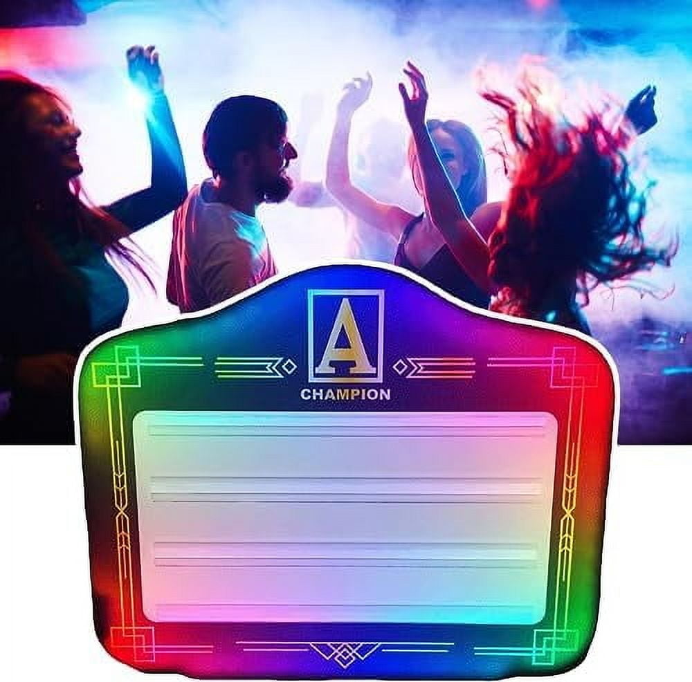 LED Letter Bottle Presenter - Customizable VIP Service Sign with Color ...