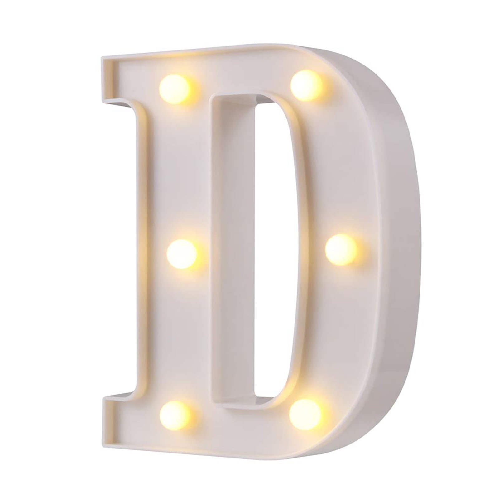LED Letter Light Switch Design Waterproof Plastic Alphabet Letter Night ...