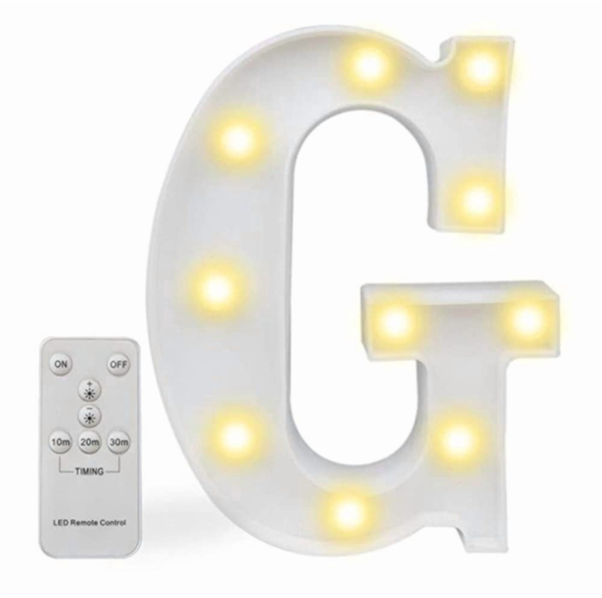 LED Letter Lights- Alphabet Marquee Letters Sign LED Marquee Number ...