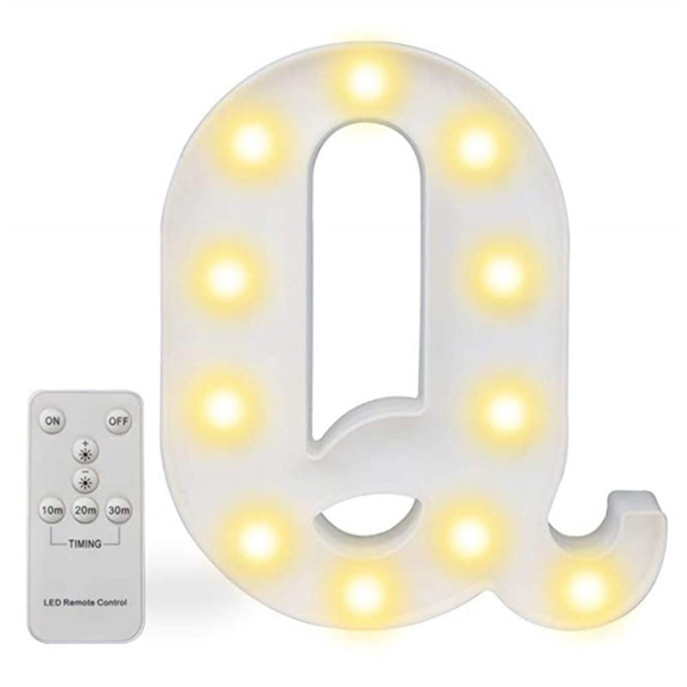 LED Letter Lights- Alphabet Marquee Letters Sign LED Marquee Number ...