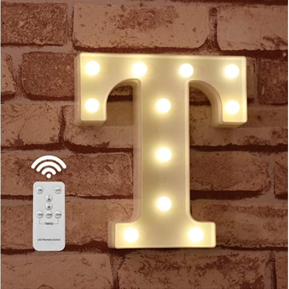 LED Letter Lights- Alphabet Marquee Letters Sign LED Marquee Number ...