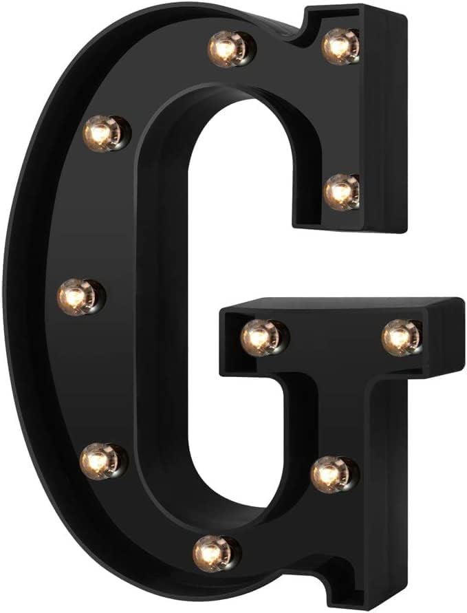 LED Letter Lights, Alphabet Marquee Letters Sign LED Marquee Number ...
