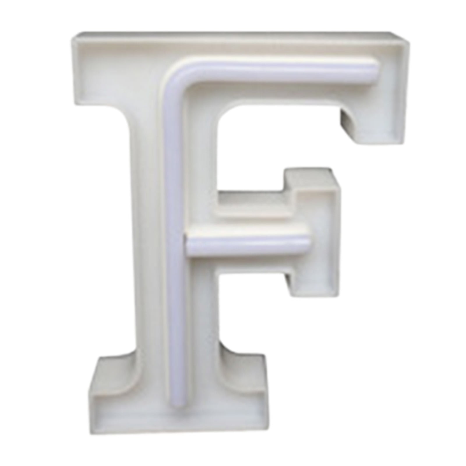 LED Letter Lights Light Up Plastic Letters Standing Hanging Warm Wihte ...