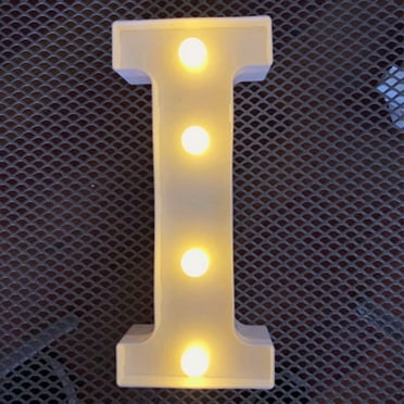 Magik Light up Letter LED Alphabet Number Symbol Plastic Battery ...