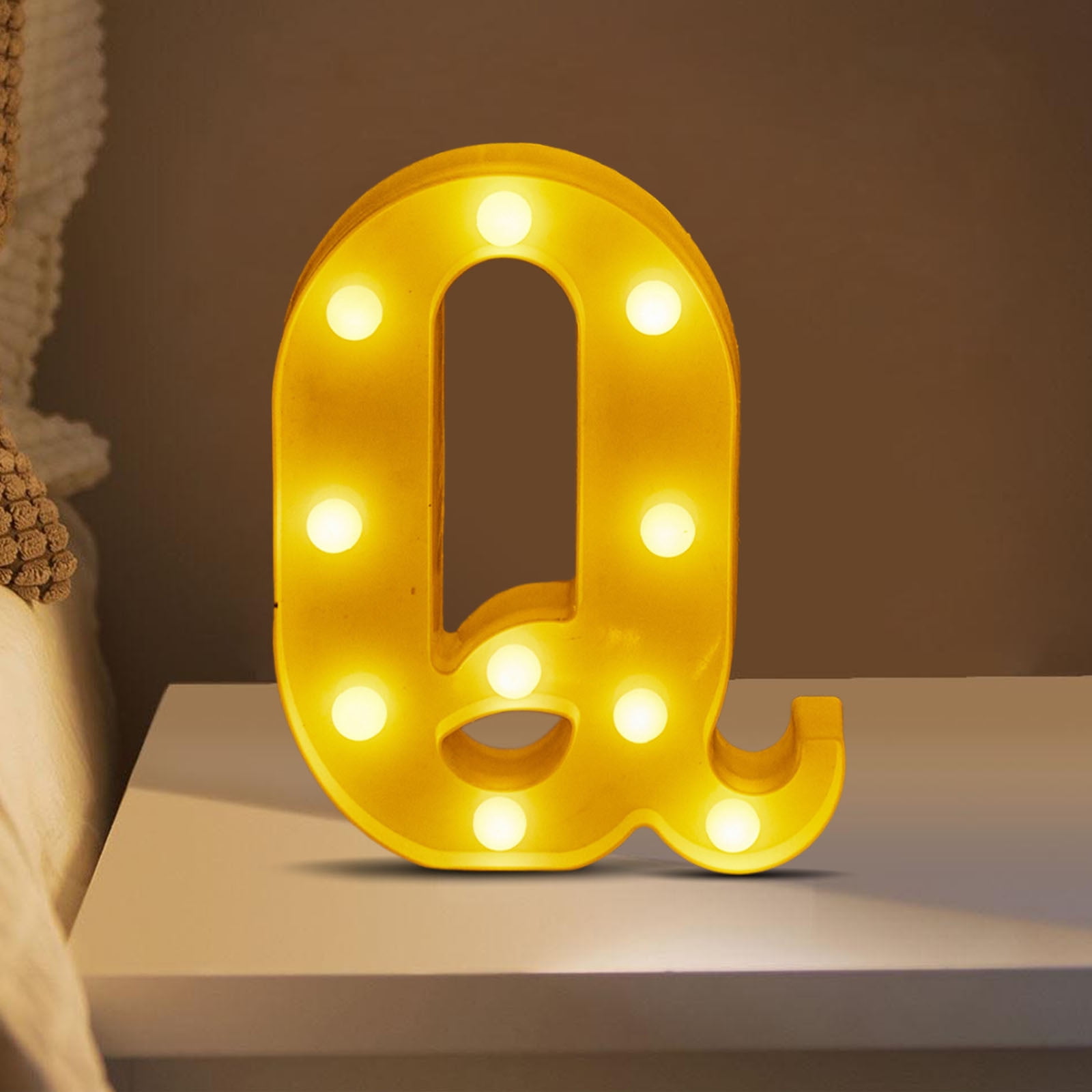 LED Letter Lights Sign Light Up For Home Party Wedding Decoration Light ...