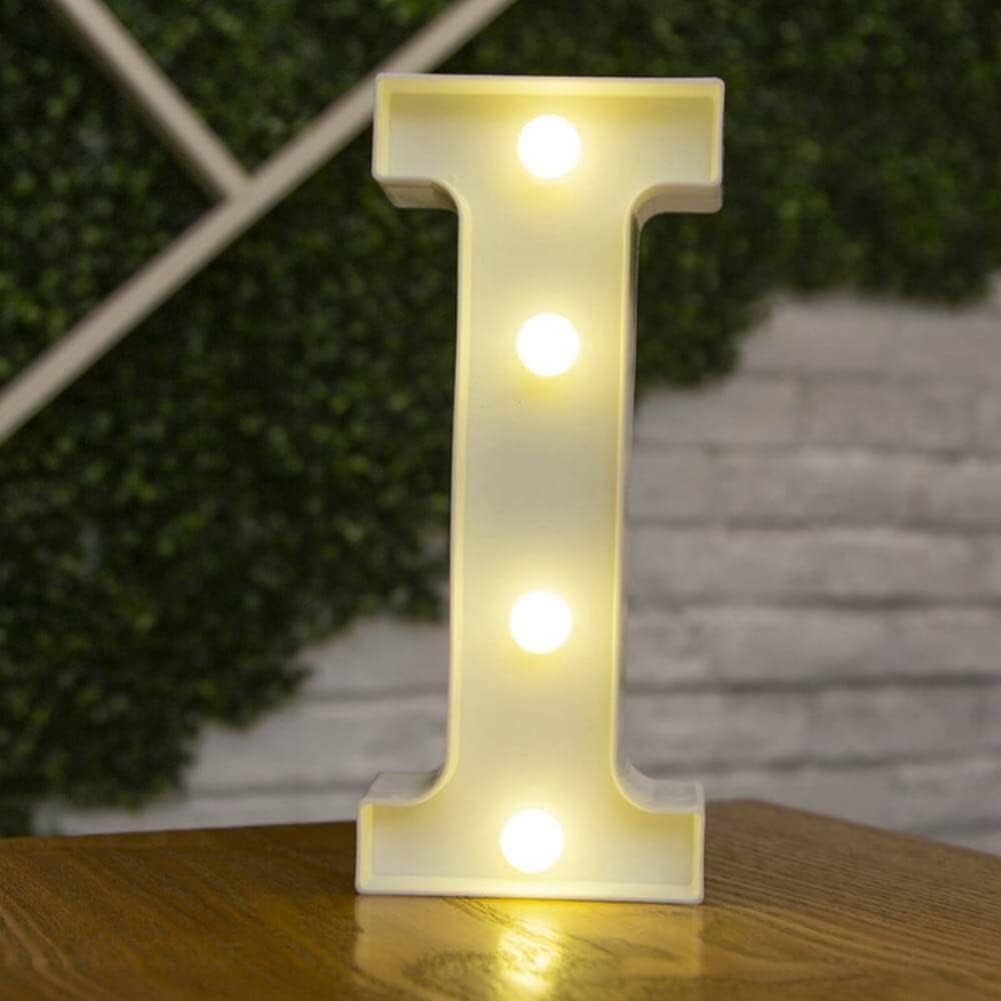 LED Letter Lights Sign Light Up Letters Sign Alphabet LED Letters Light ...