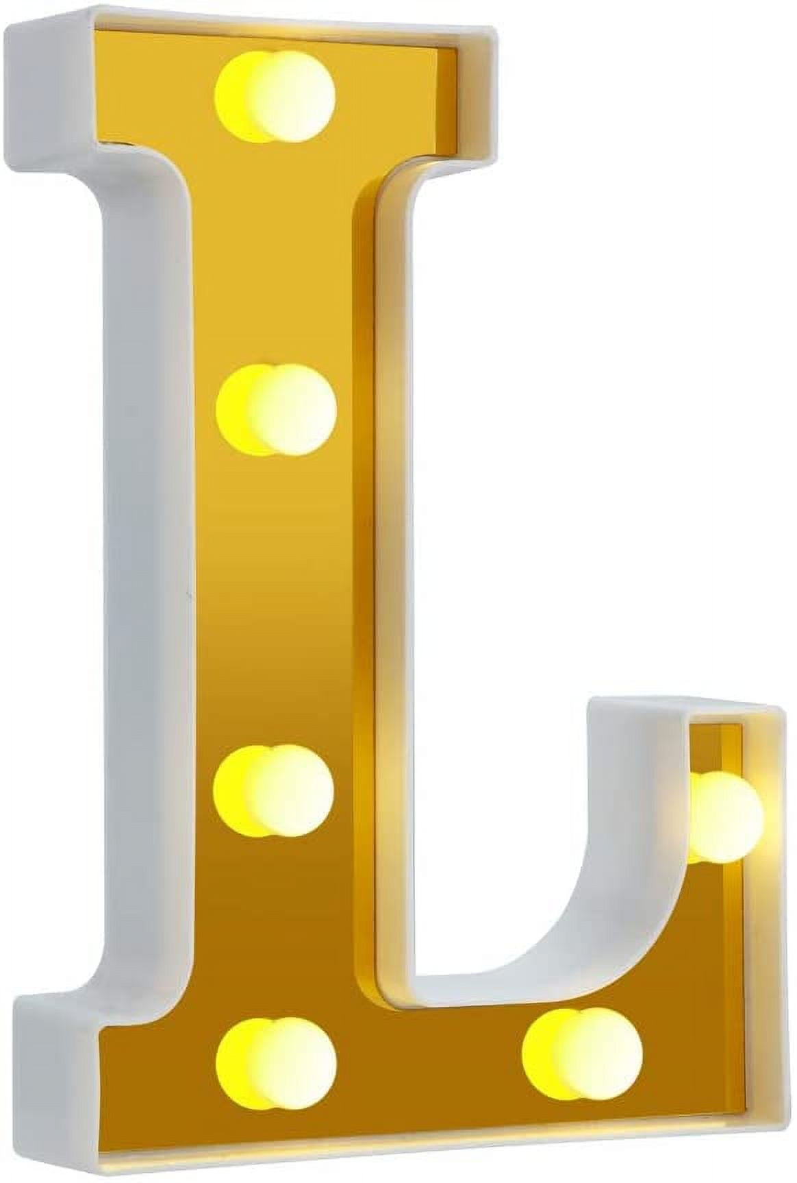 LED Letter Lights Sign Light Up Letters Sign for Night Light Wedding ...