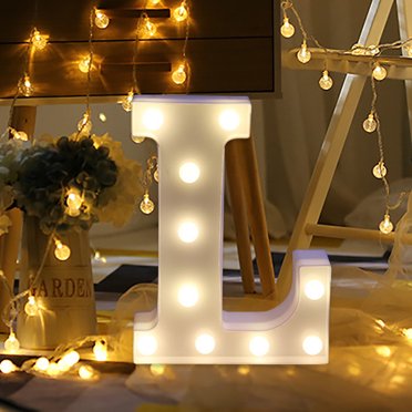 Magik Light up Letter LED Alphabet Number Symbol Plastic Battery ...