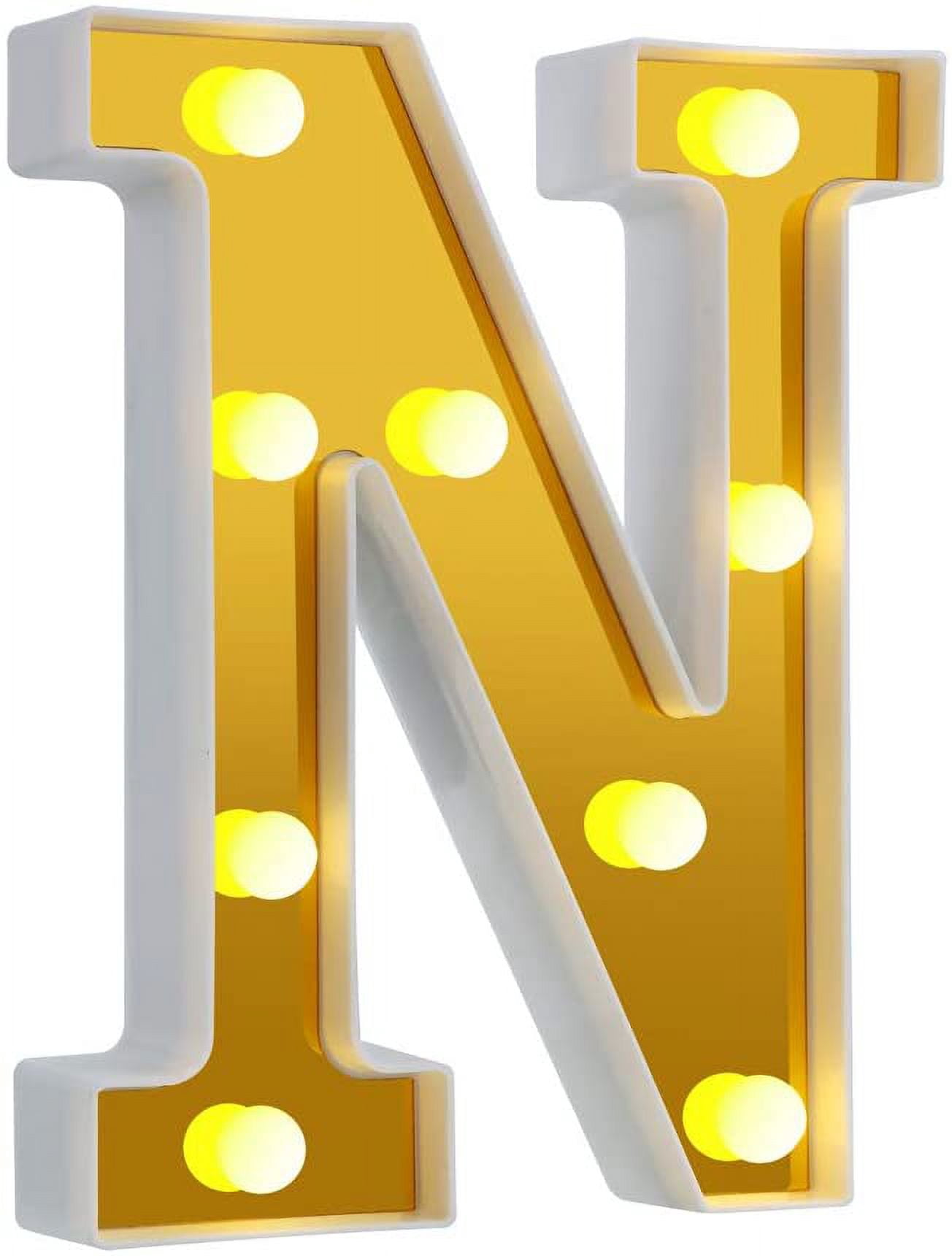 LED Letter Lights Sign Light Up Letters Sign for Night Light Wedding ...